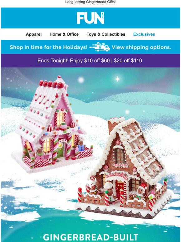 Fun.com: Here's something spicy to celebrate Gingerbread House Day ...