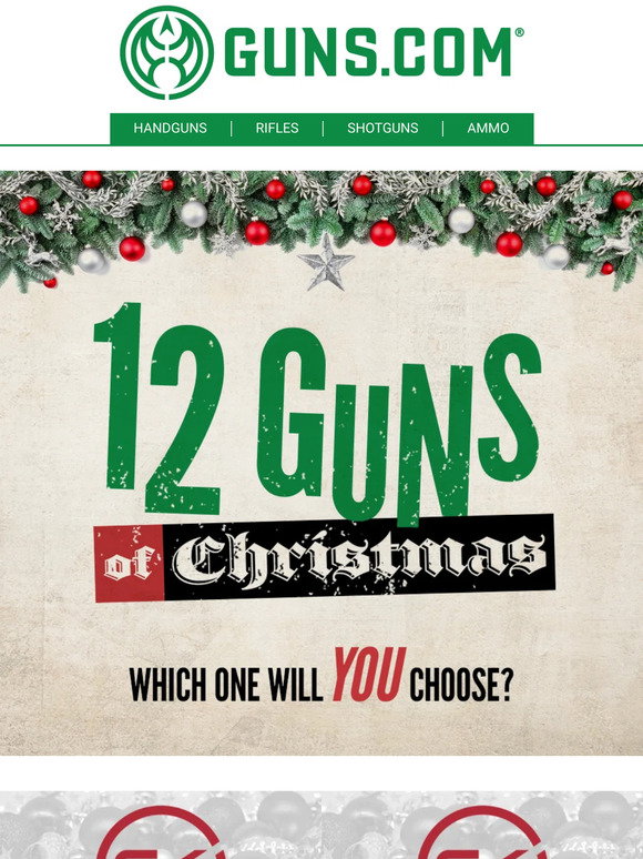 Guns.com: Don't Miss Out On These 12 Guns Of Christmas! | Milled
