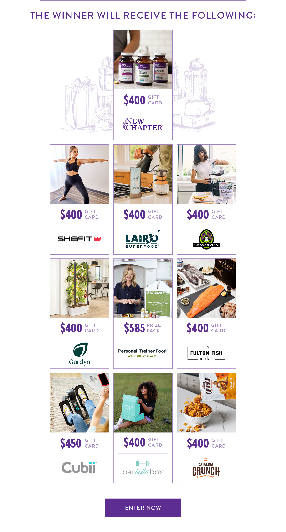 New Chapter: Enter to Win $4,200+ in Wellness & Fitness Prizes | Milled