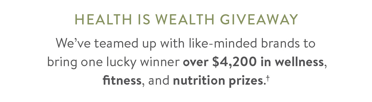 New Chapter: Enter to Win $4,200+ in Wellness & Fitness Prizes | Milled