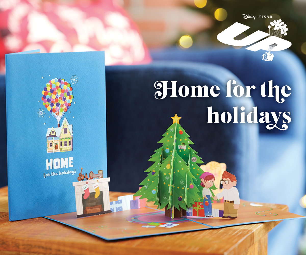 Lovepop: NEW | Disney and Pixar Up Home For The Holidays Pop-Up Card ...