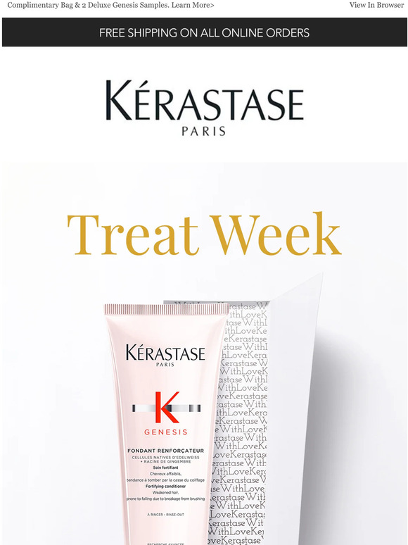 Kérastase: What a treat! Day 4 of Treat Week is here | Milled