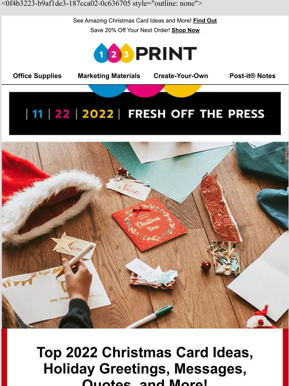 123Print: 🤩 See Amazing Christmas Card Ideas and More Inside... | Milled