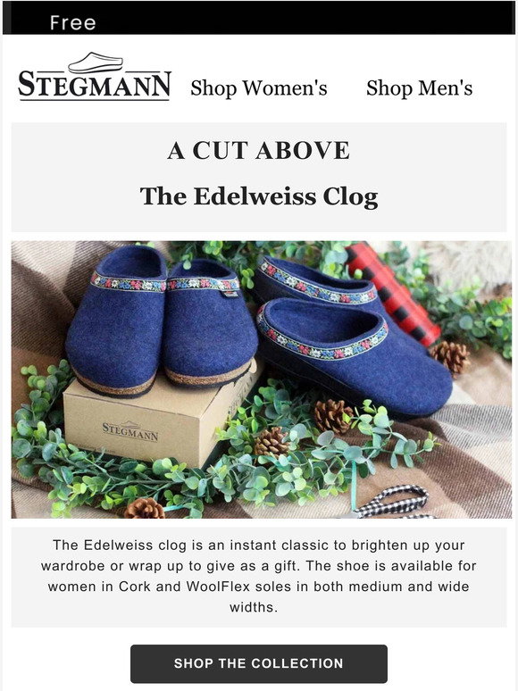 Stegmann Clogs: Spotlight: The Edelweiss Clog 😍 | Milled