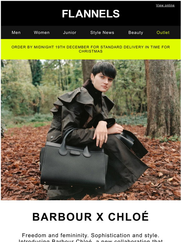 Flannels: Introducing Barbour Chloé | Milled