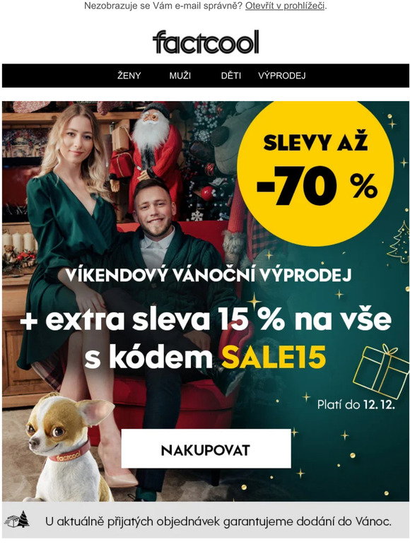 Factcool Europe: Nezapomeňte! -70 % a EXTRA sleva dnes končí! | Milled