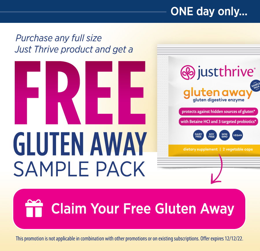 Just Thrive: Free Gluten Away (1 day only) | Milled