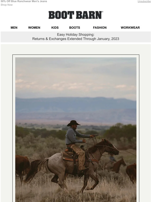 Boot Barn: Cowboy Approved Jeans | Milled