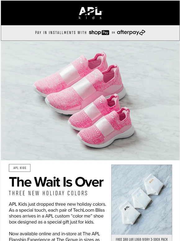 Athletic Propulsion Labs: APL Kids Just Dropped Three New Holiday ...