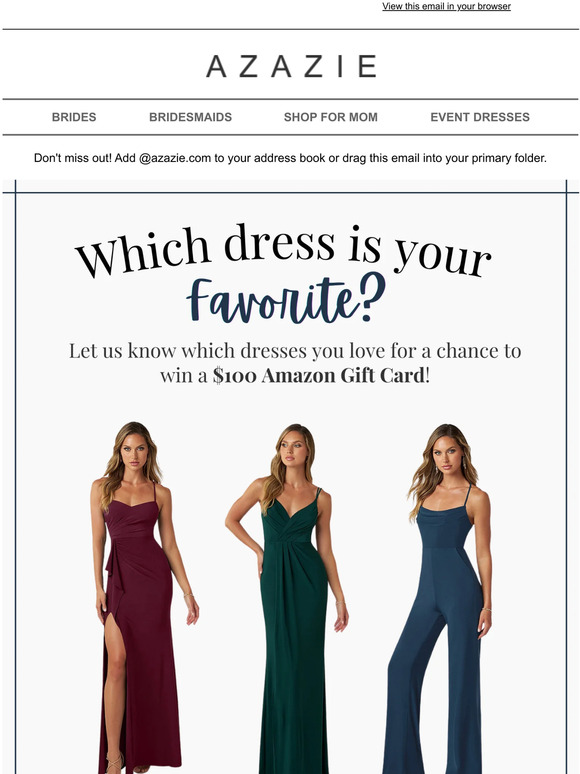 Azazie: Got a minute? | Milled