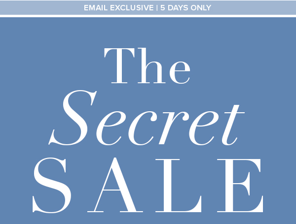 Halsbrook: Email Exclusive: The Secret Sale | Milled