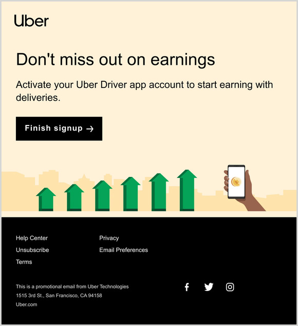 Uber: Get ready to deliver! Activate your account. | Milled
