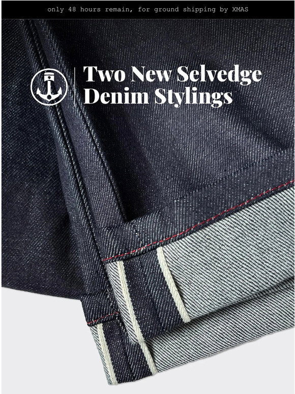 Iron and Resin: Selvedge Denim Has Arrived. | Milled