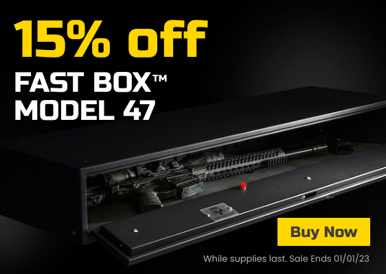 SecureIt Gun Storage: 15% off Fast Box™ Model 47 hidden gun safe | Milled