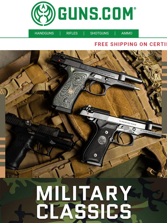 Guns.com: For Unique & Historical Firearms... Shop Military Classics ...