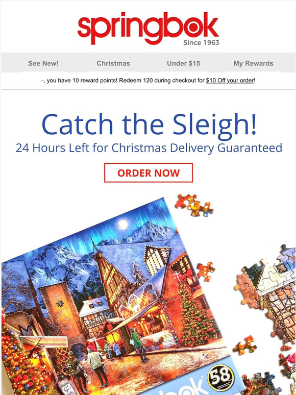 Springbok Puzzles: Last Chance for Christmas Delivery! + Free Puzzle ...
