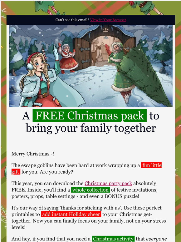 Lock Paper Scissors: 🎁 Here's a free Christmas pack, to bring your ...