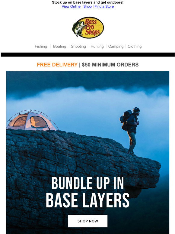 Bass Pro Shops: Layer Up For Your Outdoor Adventures | Milled