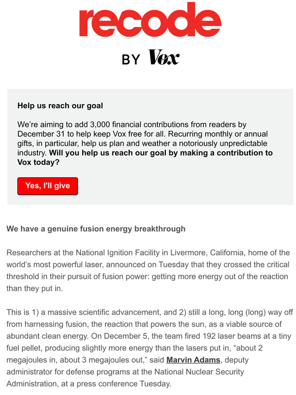 Recode: Fusion revolution | Milled