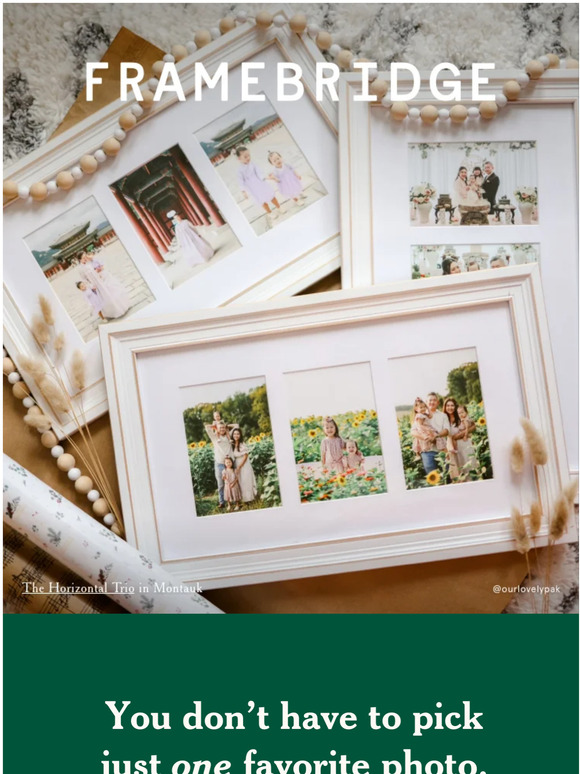 Framebridge: Order today, ships tomorrow 🎁 | Milled