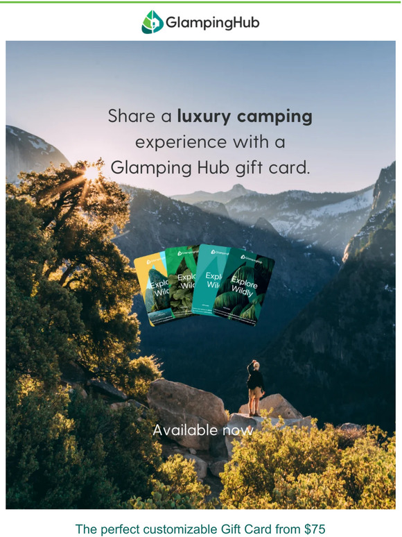 Glamping Hub: 😍 Share a luxury camping experience with a Glamping Hub Gift Card | Milled