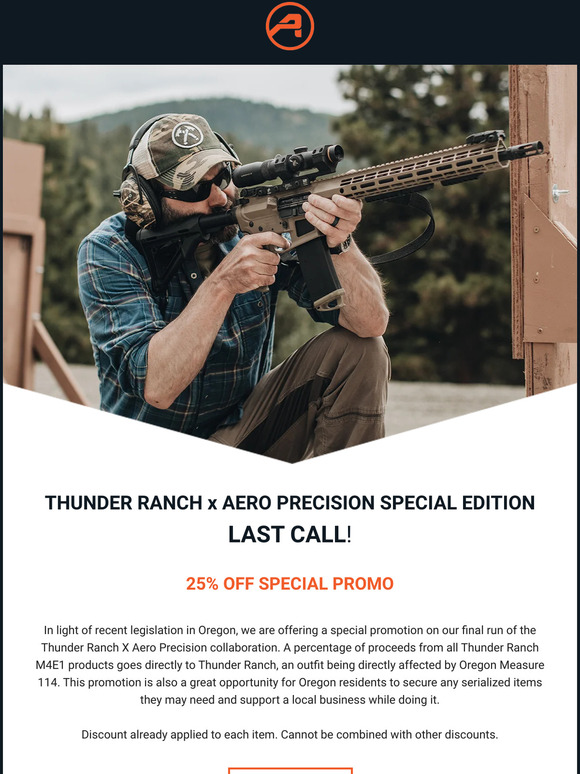 aero precision: ⚡L A S T C A L L⚡Thunder Ranch x Aero Precision ...