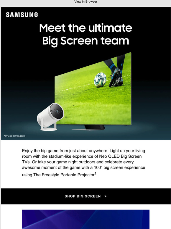 Samsung: —, make the game's big moments even bigger ⚽ | Milled
