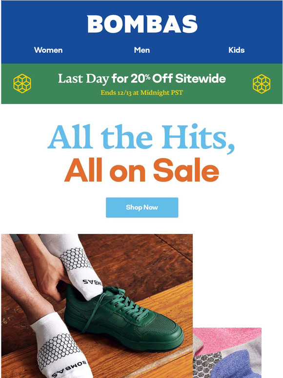 Bombas: Our Last Sale of the Year Is Ending Soon | Milled