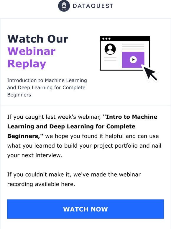 Dataquest: Machine learning and deep learning for beginners | Milled
