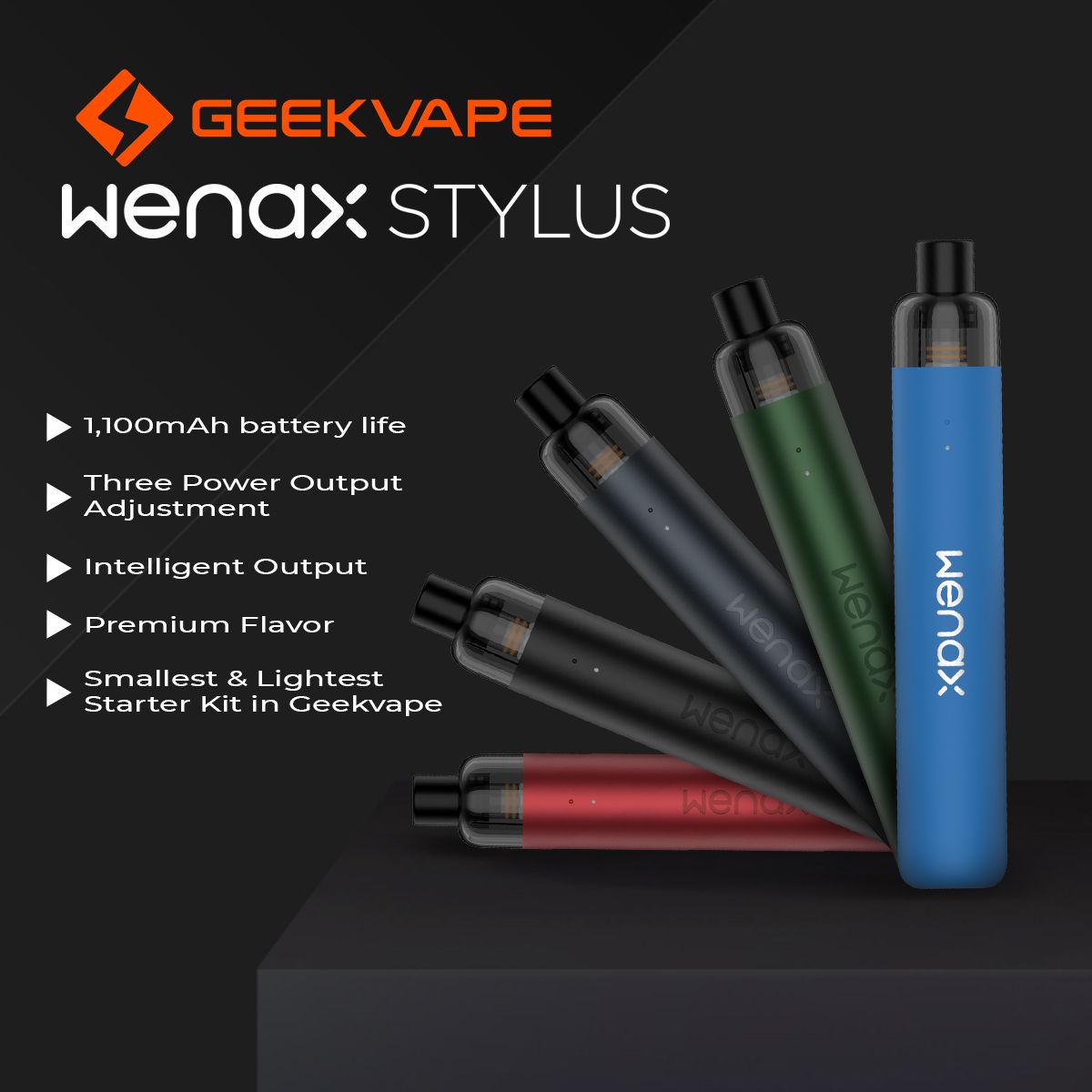 Vape: 🔥AVAILABLE! GEEKVAPE WENAX STYLUX KIT | Milled