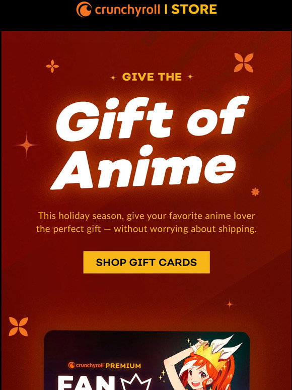Crunchyroll: Your Perfect Last-Minute Gift | Milled