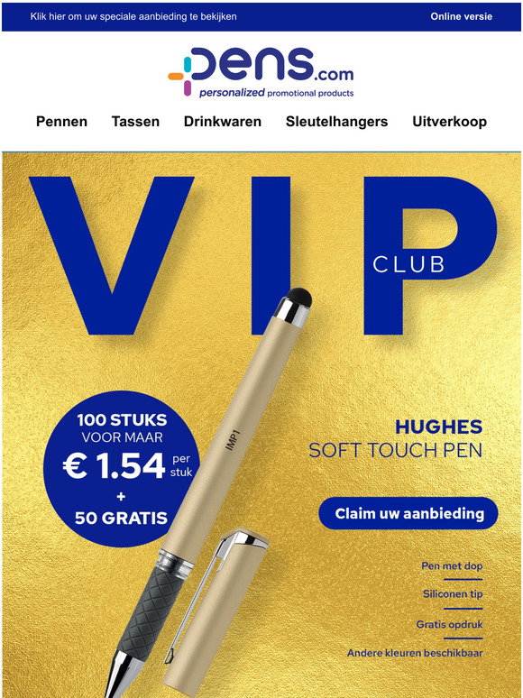 Pens.com: Omdat je speciaal bent...[VIP-Toegang Verkoop] | Milled