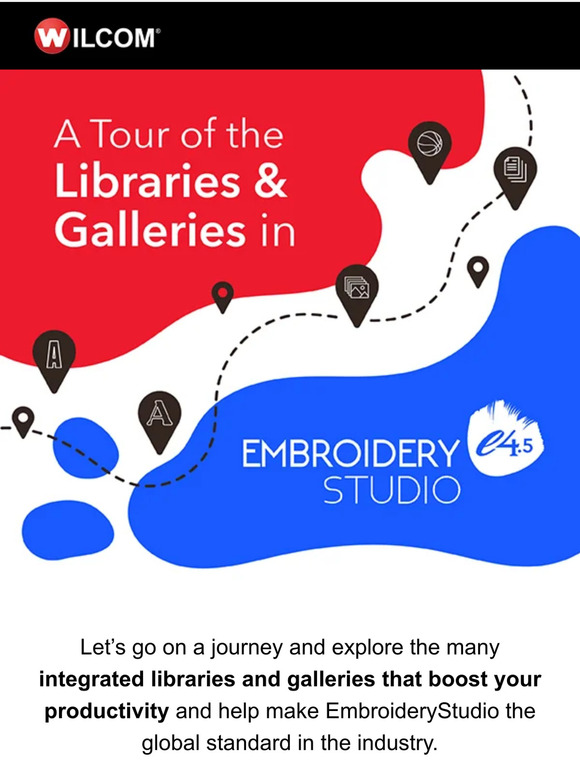 Wilcom: Tour the Libraries & Galleries in EmbroideryStudio | Milled