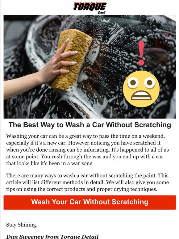 Torque Detail: The Best Way to Wash a Car Without Scratching! | Milled