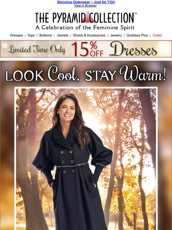 Pyramid Collection: Keep Warm. Look Cool. Sensational Coats, Wraps ...