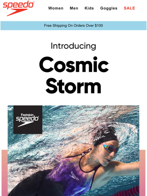 Speedo: Introducing Speedo Cosmic Storm Fastskin. | Milled