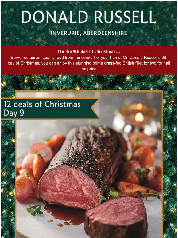 Donald Russell: Day 9: Hand Trimmed Fillet now £25 🎁 | Milled