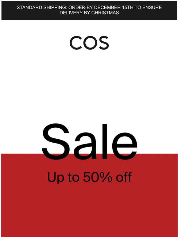 COS: Sale has arrived. Shop online and in stores | Milled