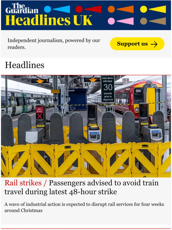 The Guardian: The Guardian Headlines: Rishi Sunak tells MPs he will ... The Guardian: The Guardian Headlines: Rishi Sunak tells MPs he will ...