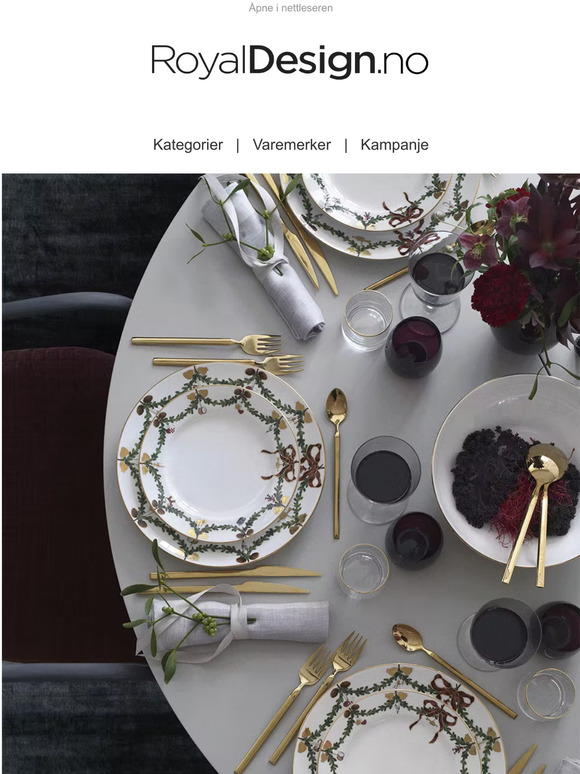 Royal Design: Juleservisene vi drømmer om 💭 | Milled