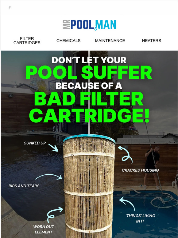 Mr Pool Man: Can’t figure why you have a cloudy pool? 🤢 | Milled