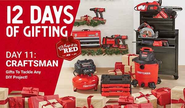 Ace Hardware: 🎁 12 Days of Gifting! Day 11: Craftsman Power Tools Deals ...