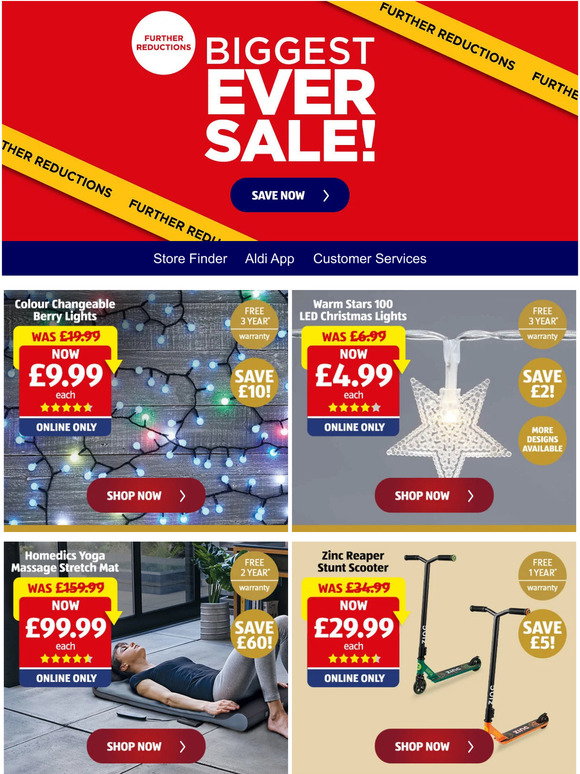 Aldi: Our biggest ever sale continues with amazing offers! | Milled