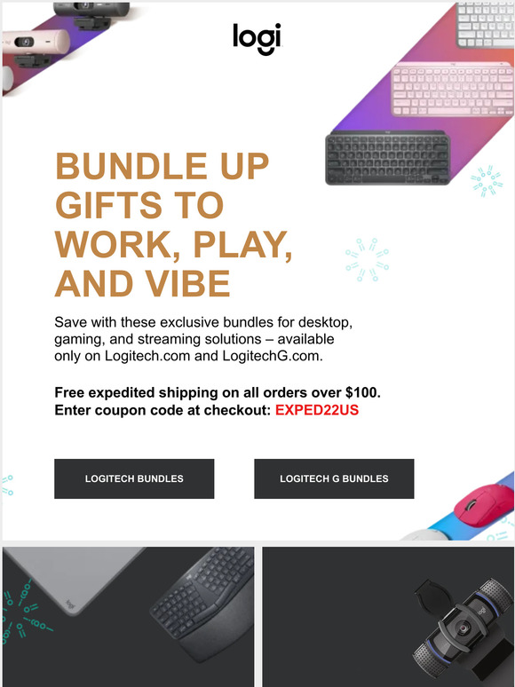 Logitech: Bundle up to save or receive a free gift | Milled