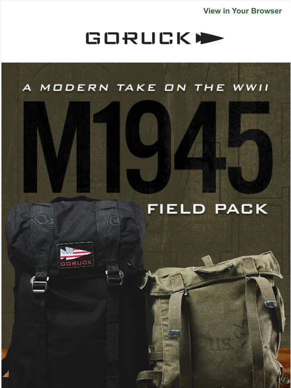 GORUCK: Introducing the NEW M22 | Milled