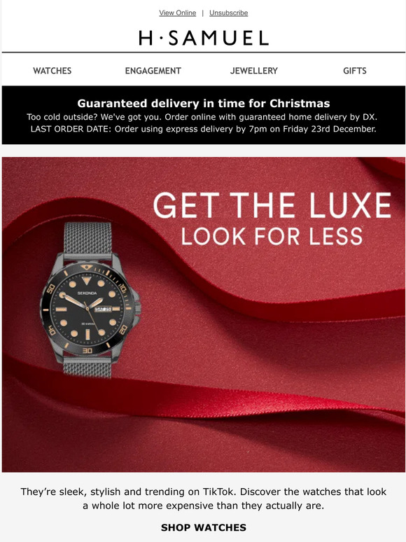 H. Samuel: Get the luxe look for less | Milled