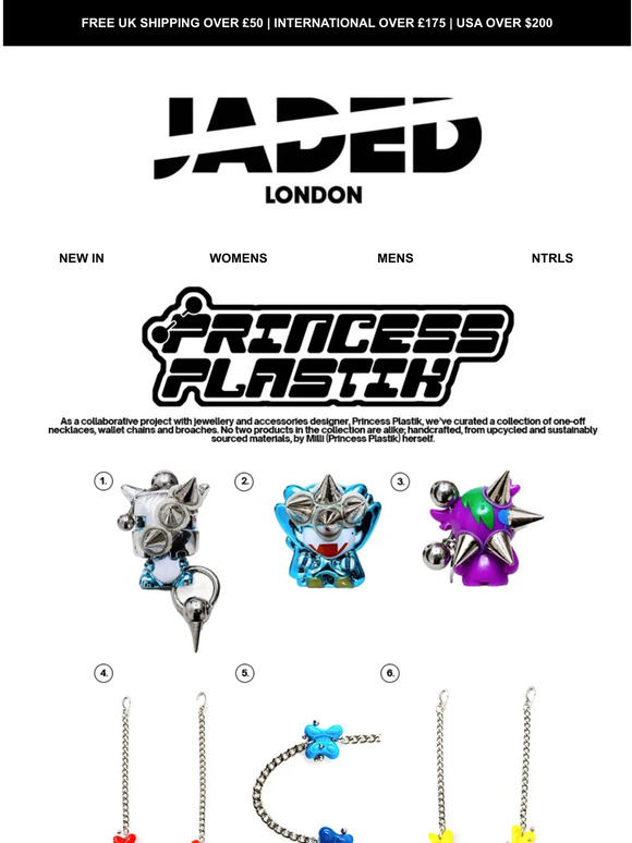 Jaded London: PRINCESS PLASTIK – THE FINAL DROP. | Milled