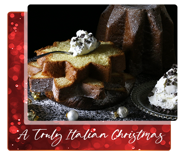 Sacla: Traditional Italian Pandoro cake for slicing & sharing | Milled