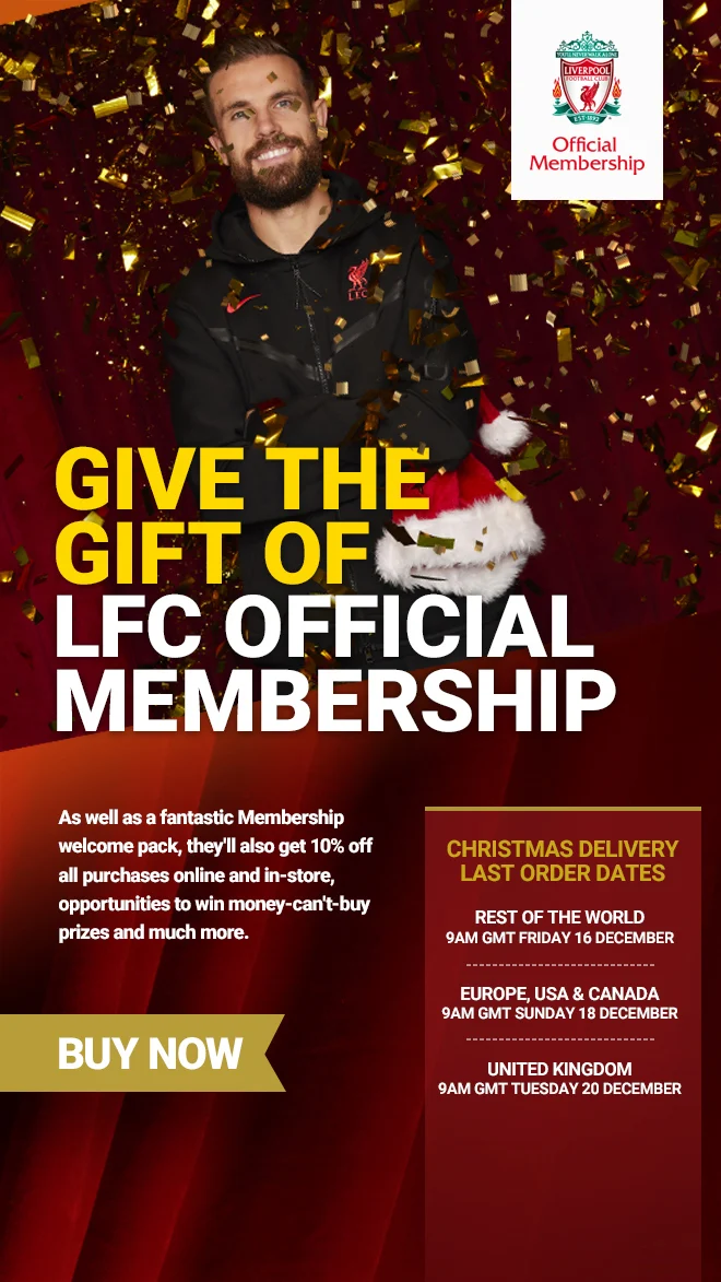 Liverpool FC: Last chance - Give the gift of LFC Official Membership ...