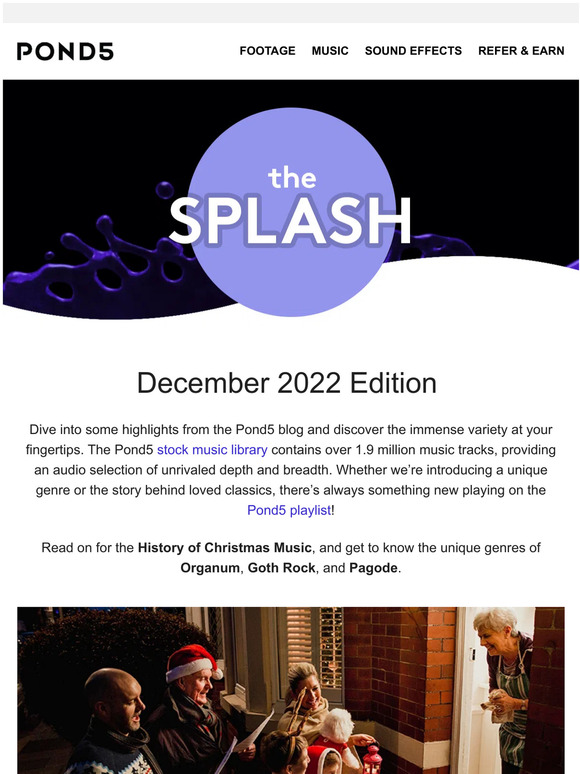 Pond5: History of Christmas Music, Organum, Goth Rock, and Pagode. | Milled